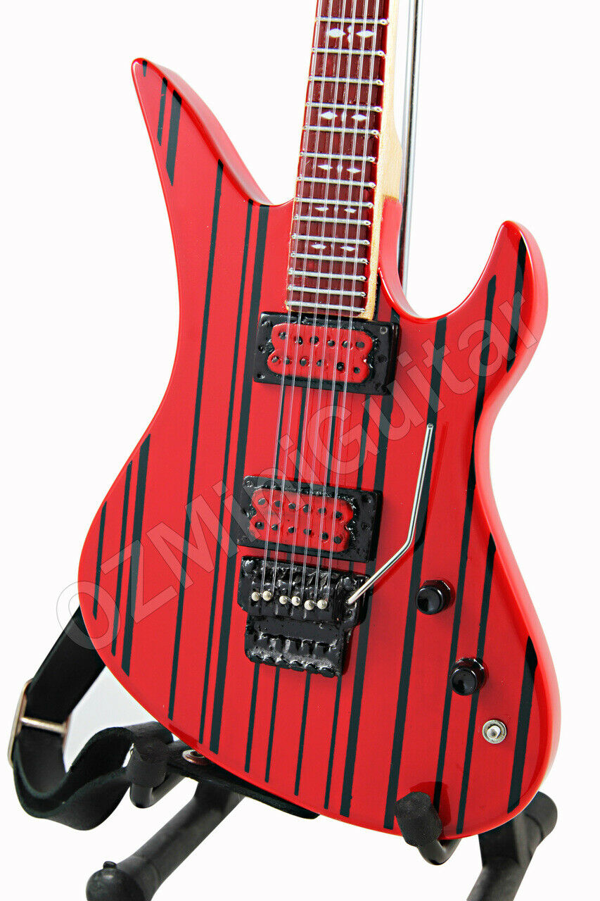 Miniature Guitar Synyster Gates AVENGED SEVENFOLD Red & Strap | Avenged ...